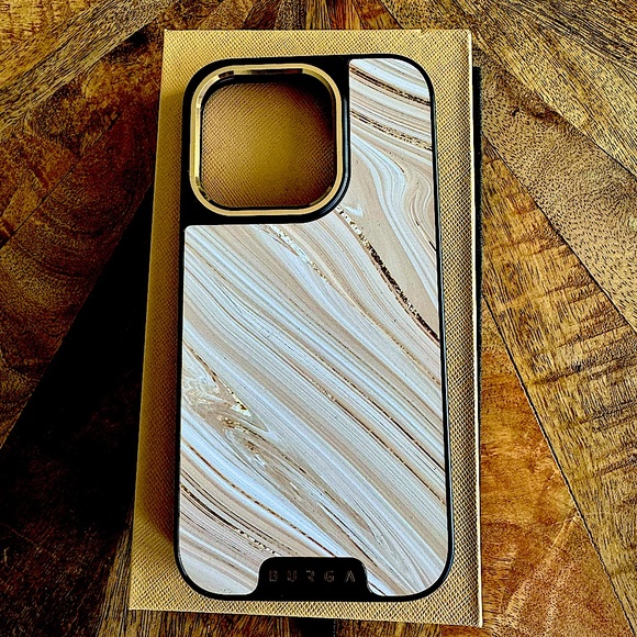Burga | Cell Phones & Accessories | Full Glam Beige Iphone 5 Pro Case Elitegold | Poshmark